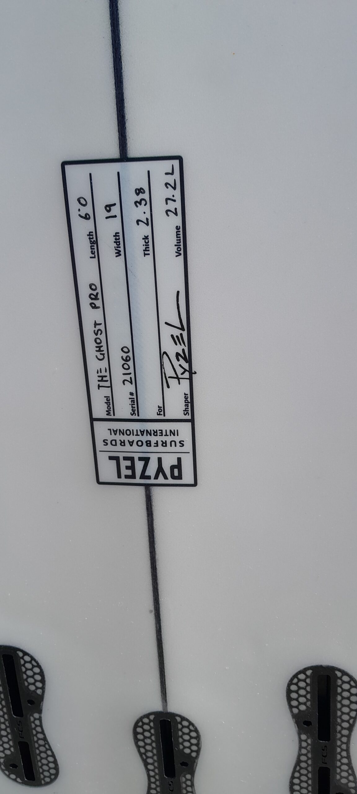 Pyzel The Ghost Pro 6.0 | Vertigo Surf